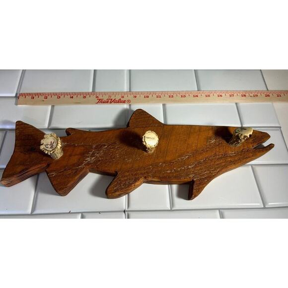 Handmade | Wall Decor | Solid Rustic Wood And Antler Pegs Rack Fly ...